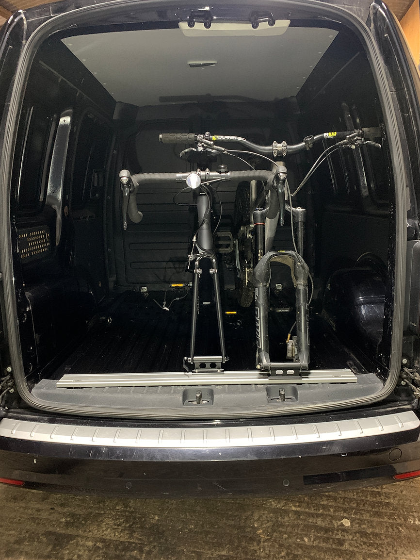VW Caddy Bike Mount Rail – MTB Vans